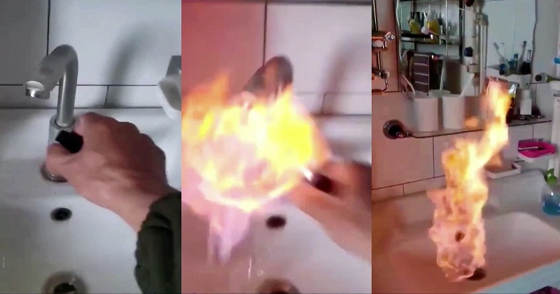 Tap Water Catches Fire In China After Lighter Is Lit Near It And ...