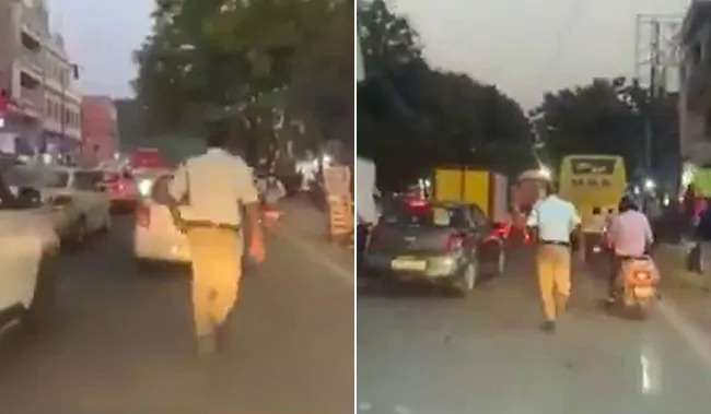 Indian Police Officer Runs 2 Kilometers To Help Ambulance Carrying ...