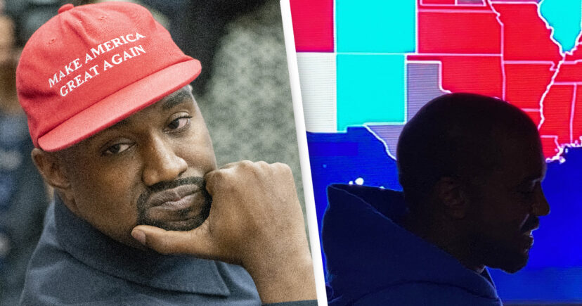 Around 60,000 Americans Voted For Rapper Kanye West During The 2020 US ...