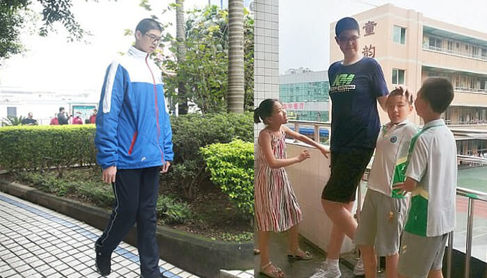 Ren Keyu: This 14-Year-Old Boy From China Is The World’s Tallest Teenager